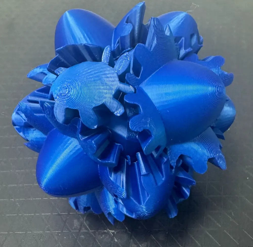 14-Sided Irregular Gear Ball by 天狼星 - MakerWorld