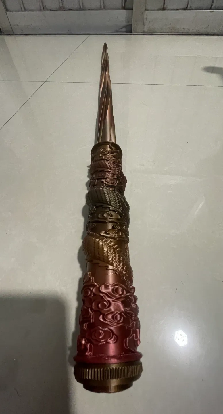 Dragon pillar telescopic sword Dragon pillar spiral telescopic ...