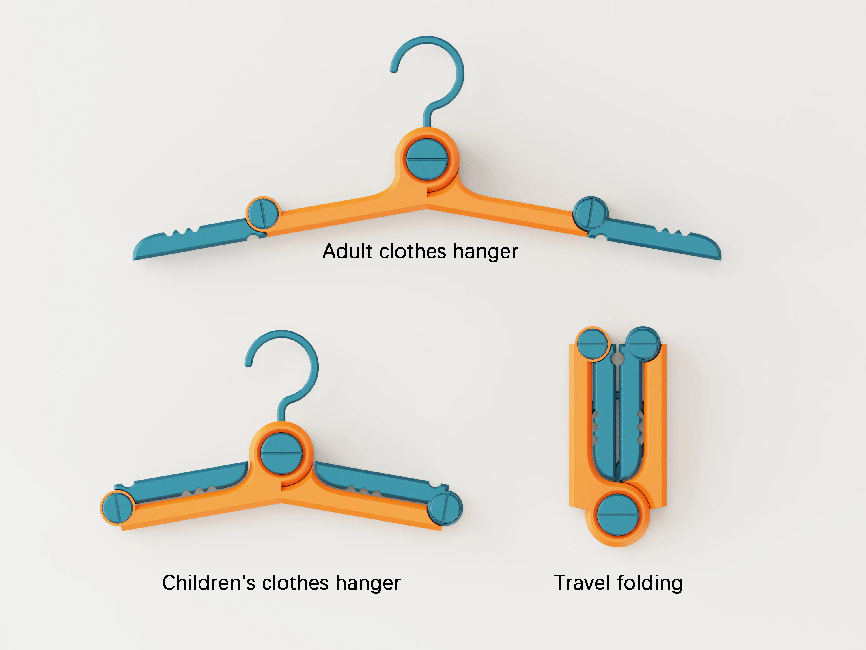 Travel folding clothes hanger - Free 3D Print Model - MakerWorld