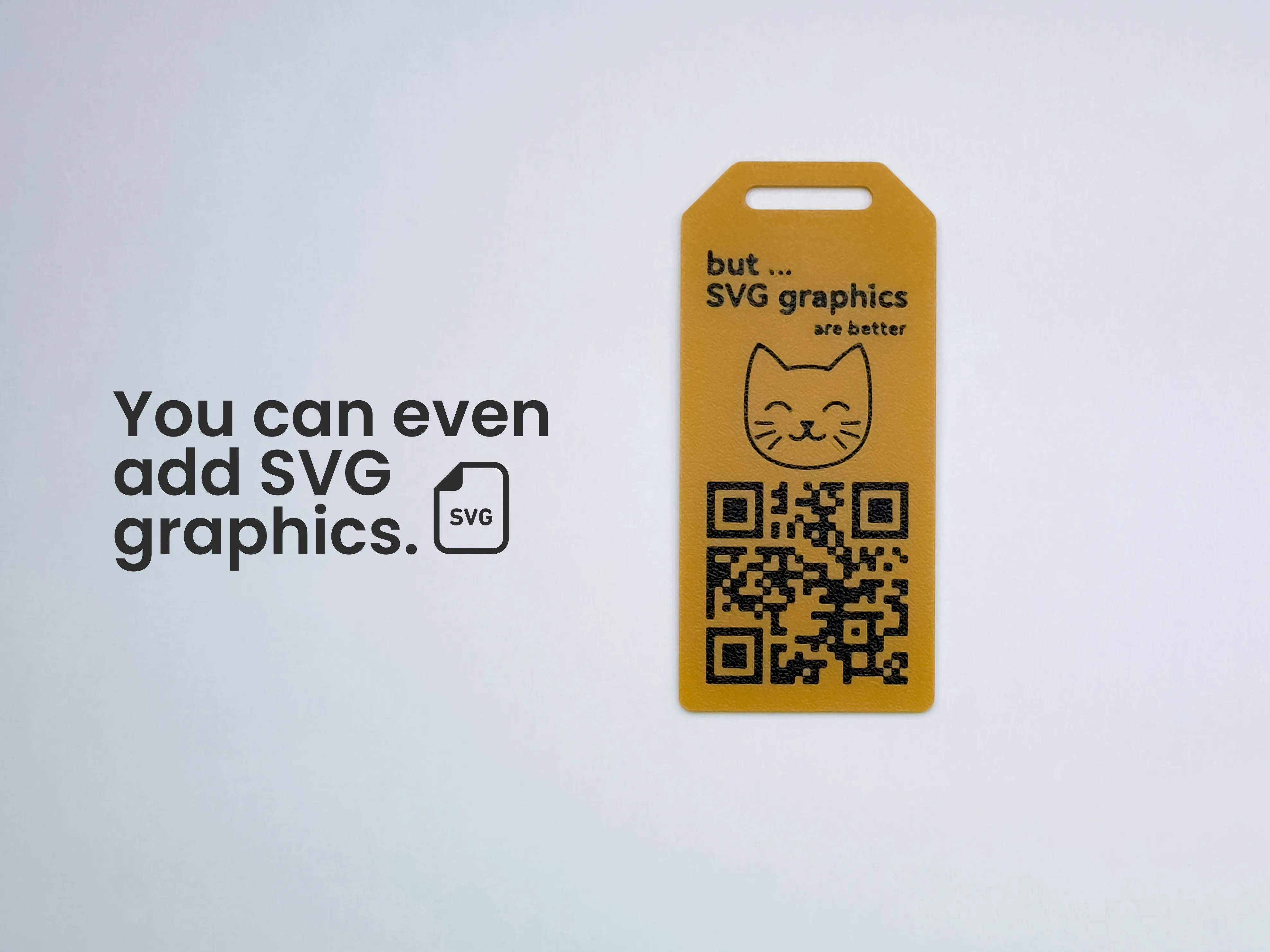 Custom QR Code Luggage / Bag Tag - Free 3D Print Model - MakerWorld