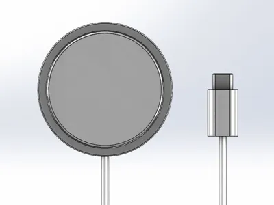 MagSafe 25W - The New MagSafe Puck from Apple - Free 3D Print Model ...