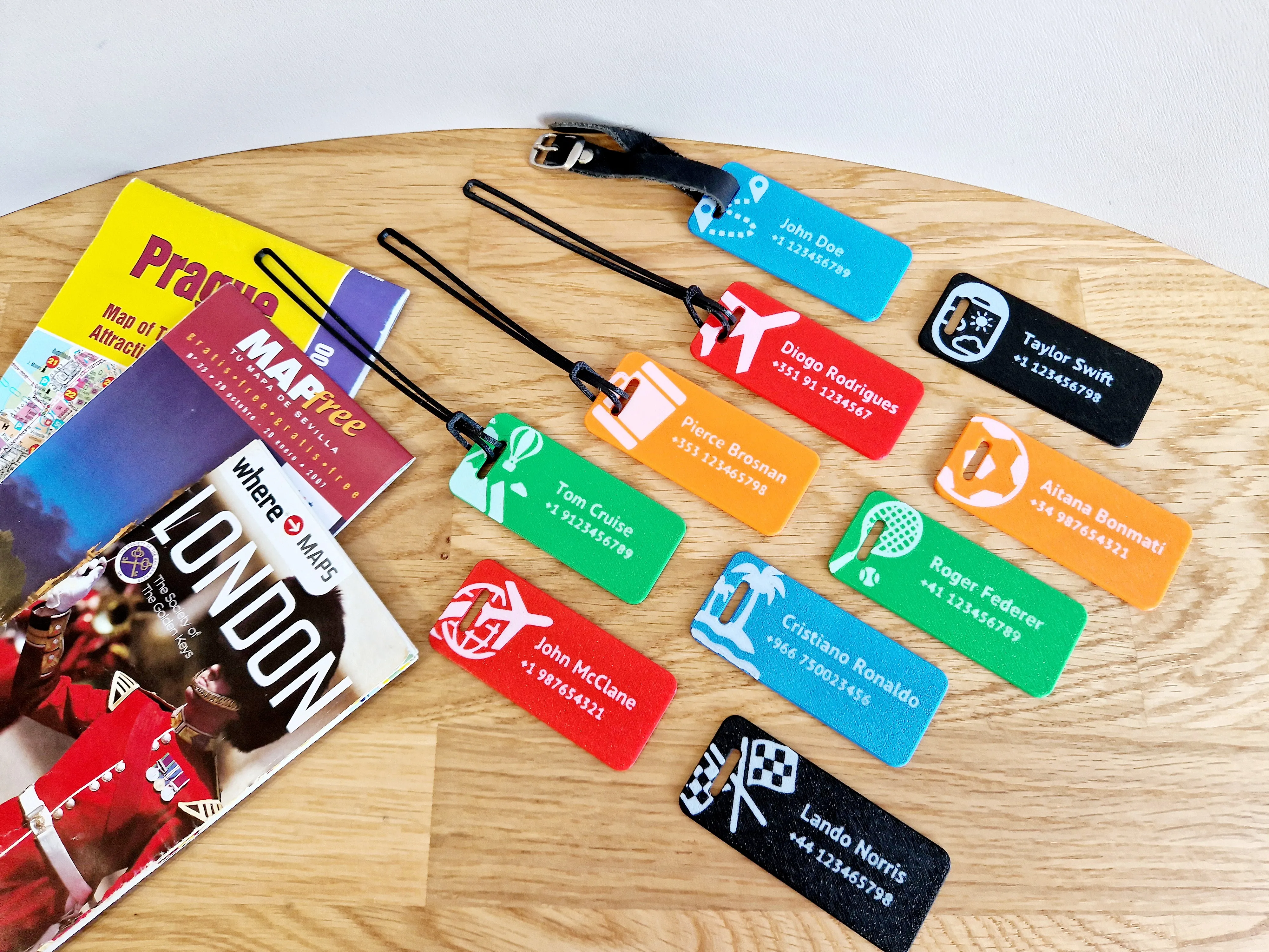 Customizable Luggage Tags – Practical & Stylish - Free 3D Print Model ...
