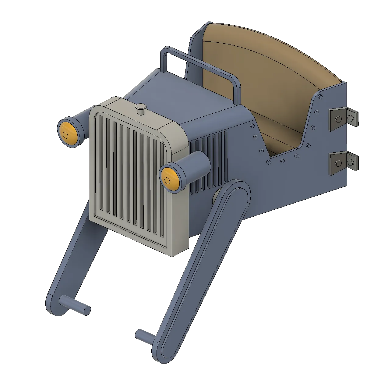 WACKY RACER ARMOR CAR by lucky_garages MakerWorld: Download Free 3D Models