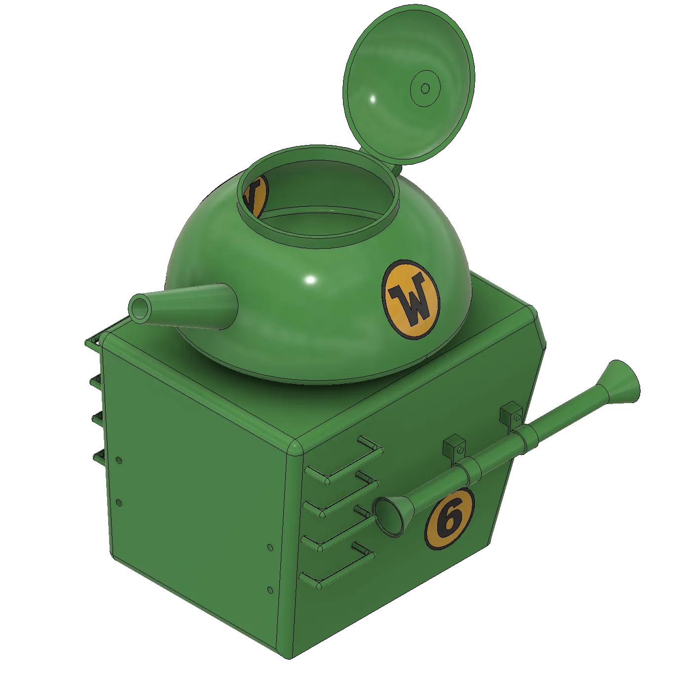 WACKY RACER ARMOR CAR by lucky_garages MakerWorld: Download Free 3D Models