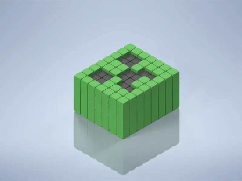 Fidget Cube Creeper (Print in Place) by 摆子BZ_only - MakerWorld