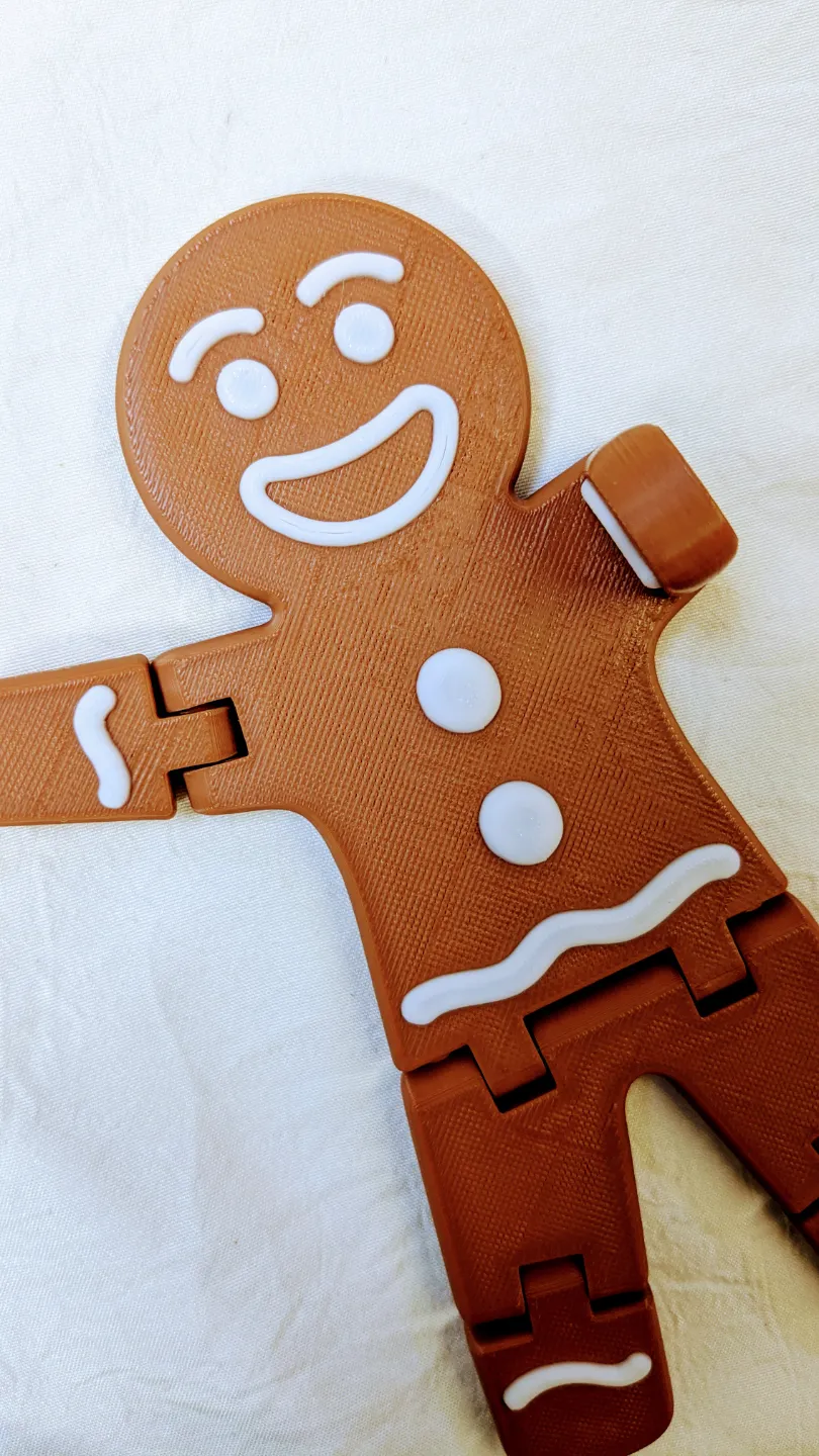Articulated Gingerbread Men - 5 face options Remixed by Uber_Matthew ...