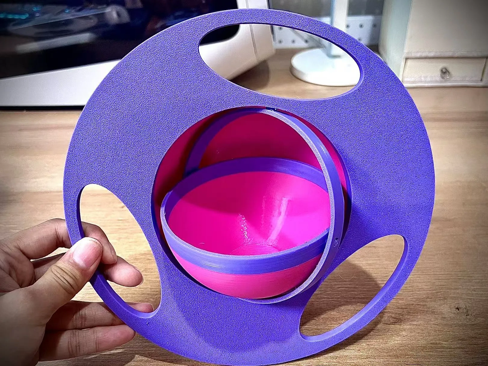Non-tipping Flying Saucer Bowl by 火宅 - MakerWorld