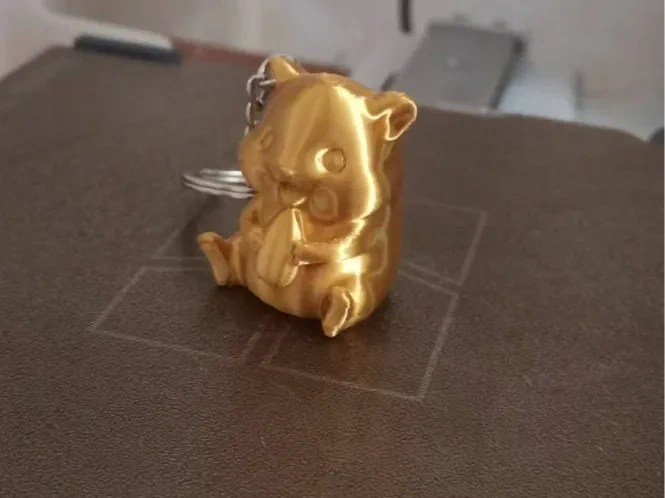 Hamster Keychain by Jennifer MakerWorld: Download Free 3D Models