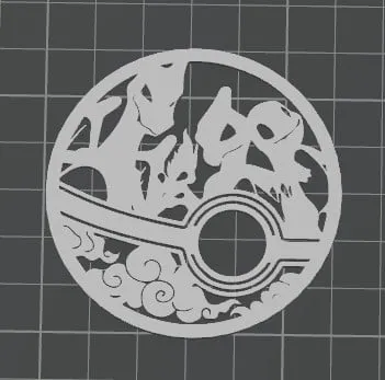 Charizard Evolution Pokeball wall art by Dragoneye Jo - MakerWorld