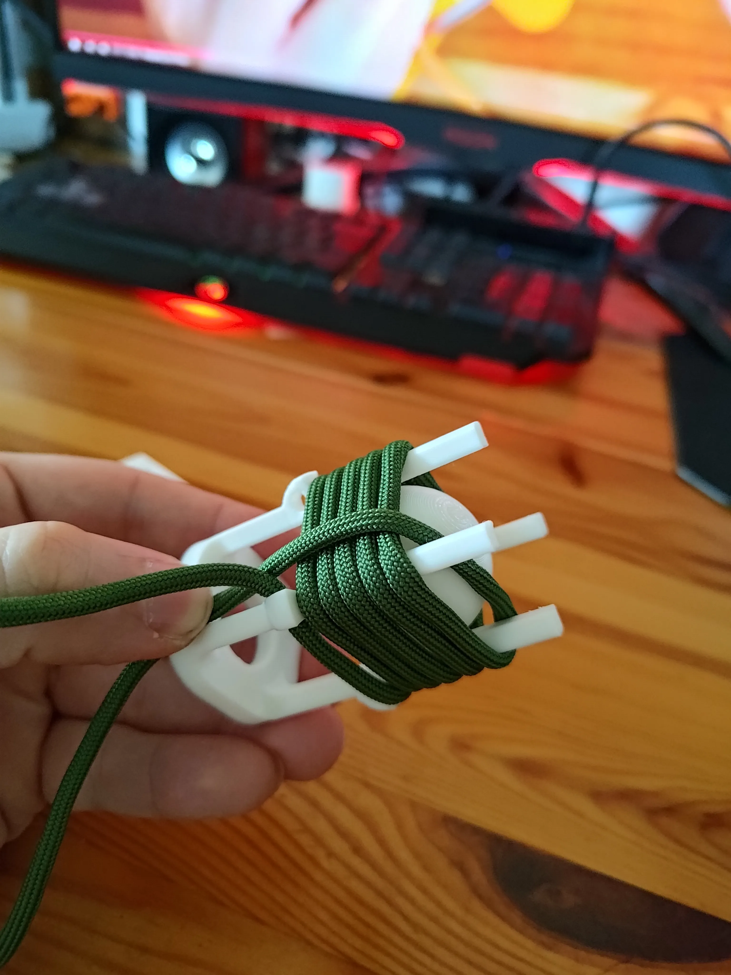 Monkey fist keychain easy DIY by DrejkCZ MakerWorld: Download Free 3D ...