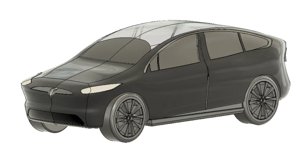 Tesla modelX by kevinzjy5 - MakerWorld