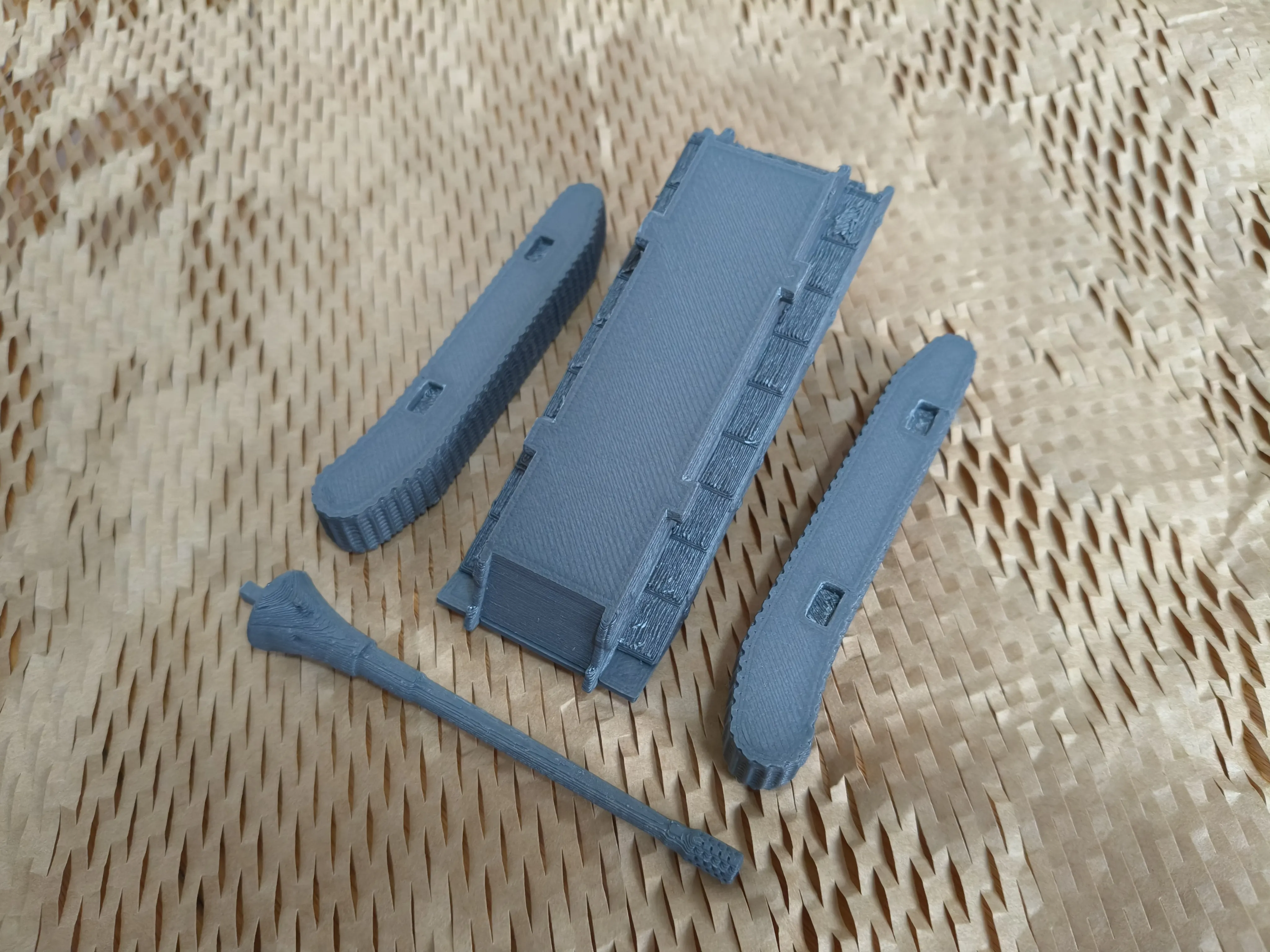 E100 Tank Destroyer 1:72 by 钢铁前线MakerWorld: Download Free 3D Models