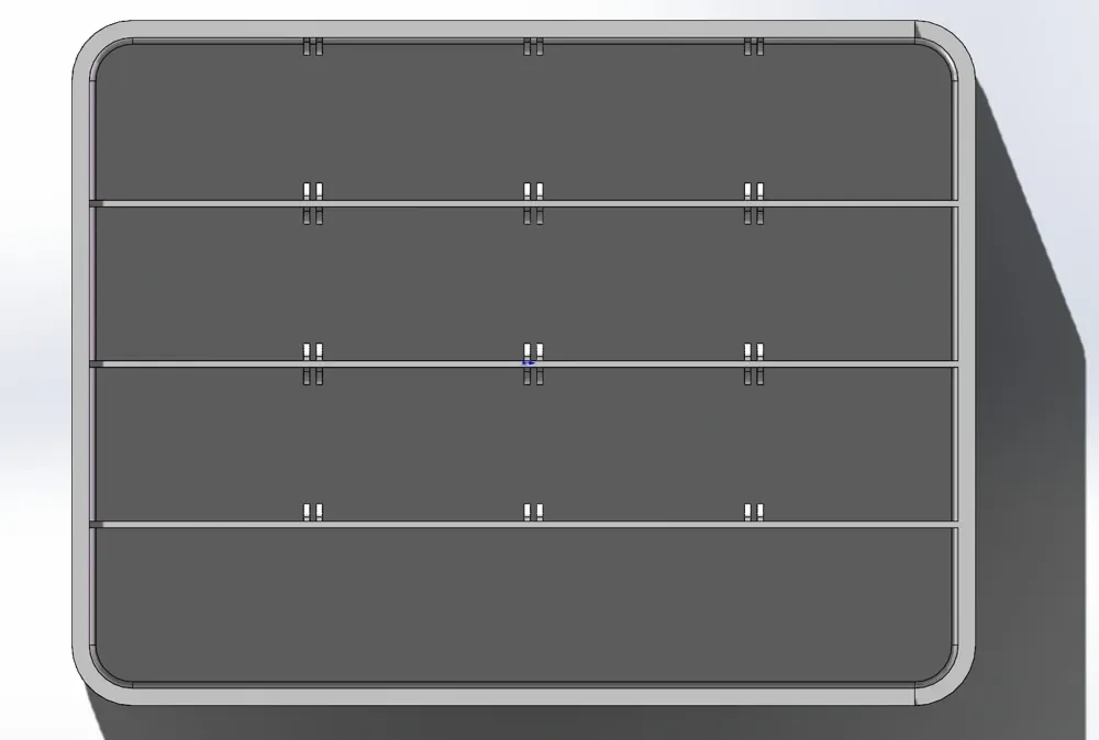 Adjustable Grid Storage Box by user_1458772866 - MakerWorld