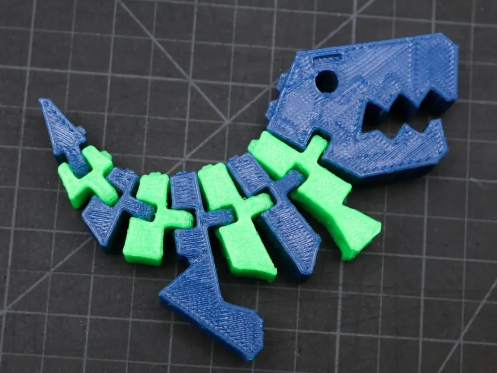 Two Color Flexi Rex Dinosaur by mm2909 - MakerWorld