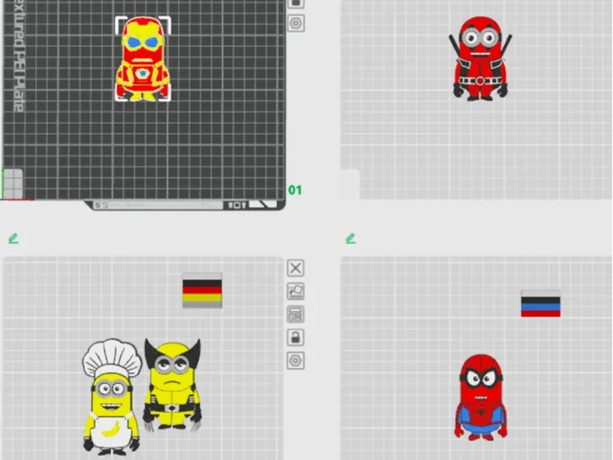 Refrigerator Magnet Minions by 国际竹 - MakerWorld