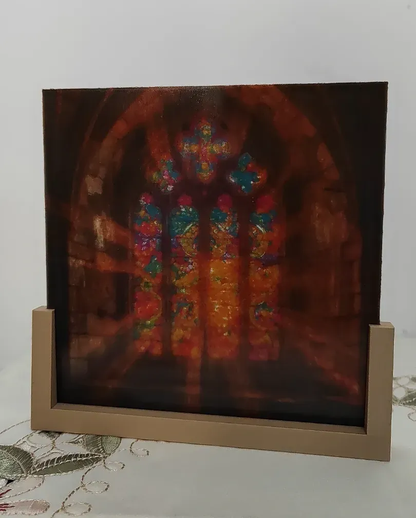 3D Printed Color Photo: Colored Glass Stained Glass Window by ...