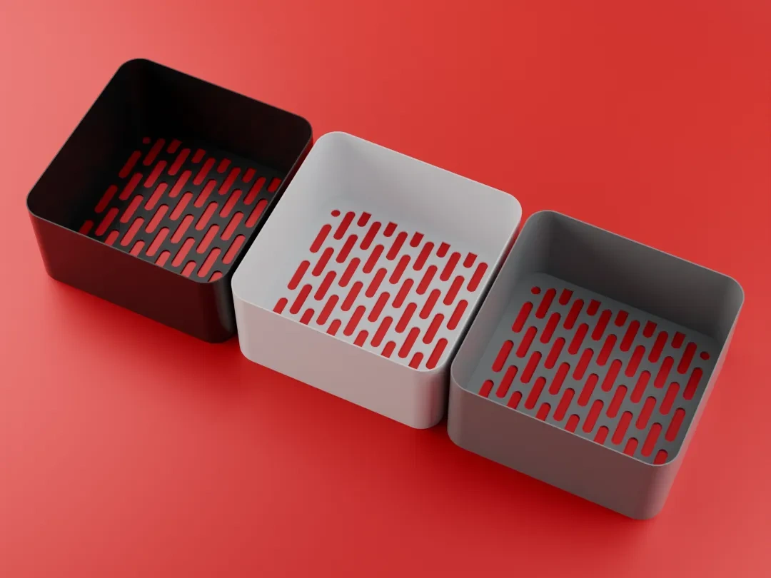 Lightweight 14CM Bottom Hollow Storage Basket by wezencc MakerWorld ...