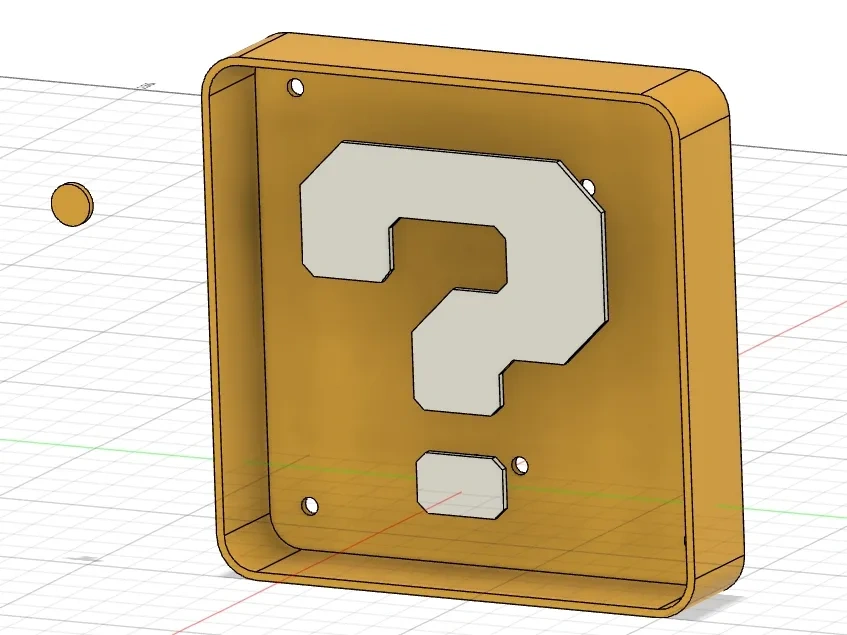 Mario Question Mark Plate by user_3966352954 - MakerWorld