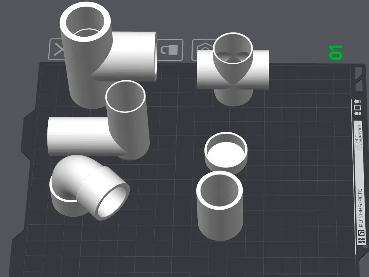 Common 20mm PVC connector - Free 3D Print Model - MakerWorld