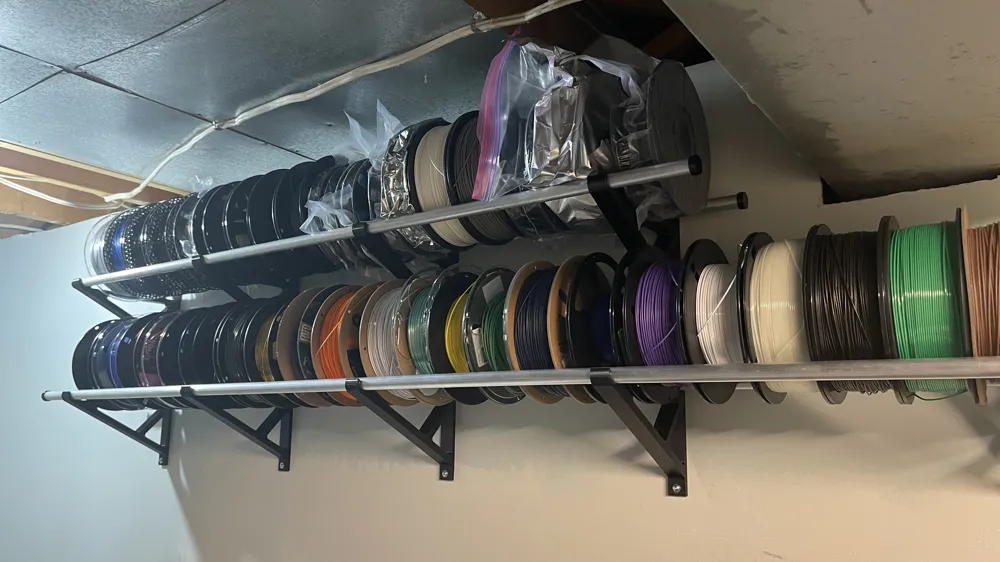 Wall Bracket for Filament Storage - Free 3D Print Model - MakerWorld