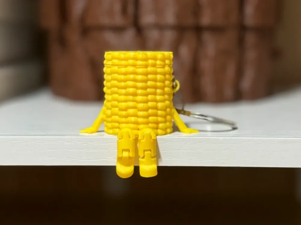 Corn Man Keychain-Pill Box by SDXP - MakerWorld
