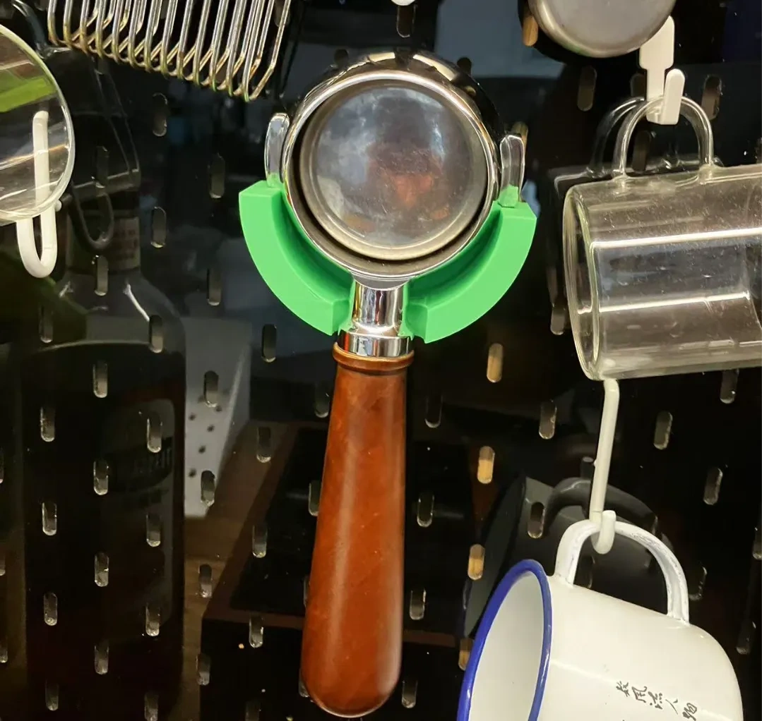 58mm coffee handle holder for IKEA SKADIS Remixed by 良时 - MakerWorld