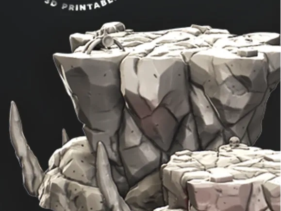 Rocky Platform by user_3604338266 - MakerWorld