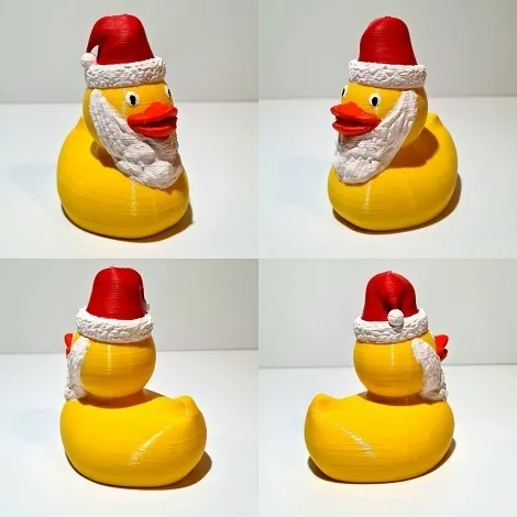 Santa duck - Free 3D Print Model - MakerWorld