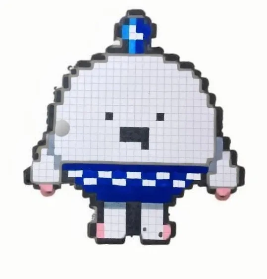 Egg Party Yuanyuanzi Pixel Art 4mm 24*24 12cm by user_1696123435 ...