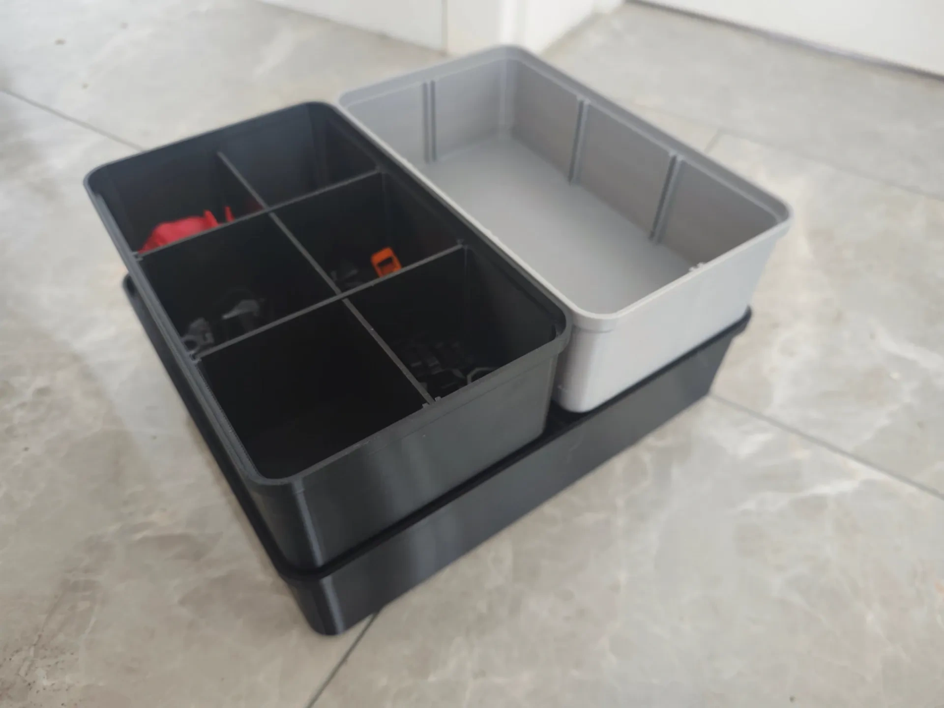 Stackable Compartment Storage Box by eaglef_1 - MakerWorld