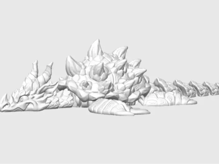 Flexi Turtle Dragon by 玩火 - MakerWorld