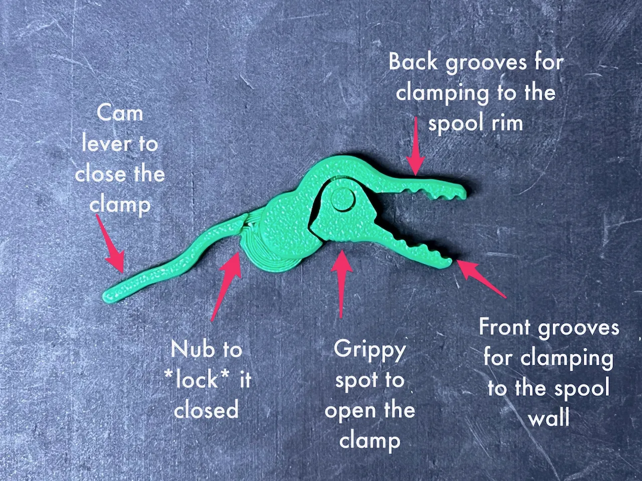 Snap-Lock Filament Clip by jetpad MakerWorld: Download Free 3D Models