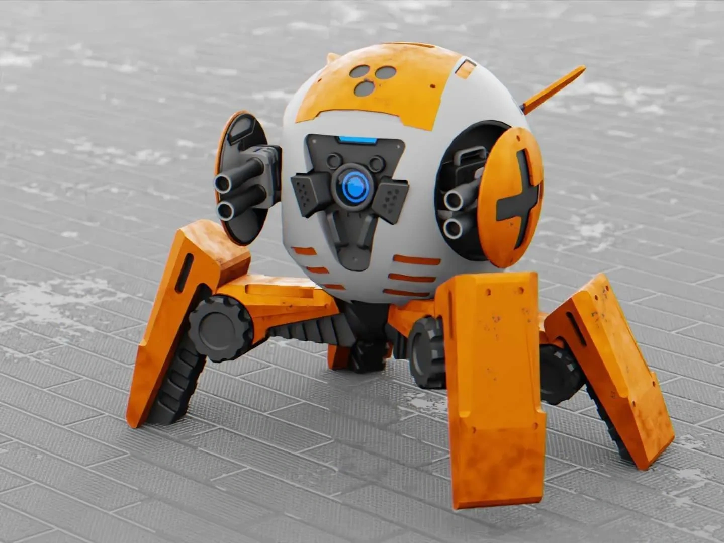 Robot Fighting Robot by 陌上开菊花 MakerWorld: Download Free 3D Models