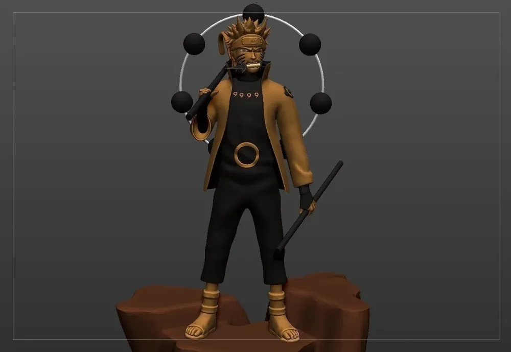 Rinnegan Naruto, Naruto Shippuden by 陌上开菊花 MakerWorld: Download Free 3D ...