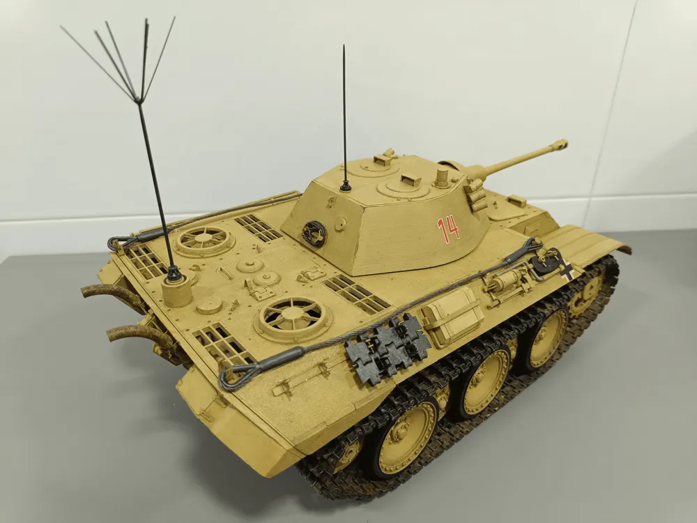 1/16 RC VK-16.02 Leopard - Free 3D Print Model - MakerWorld