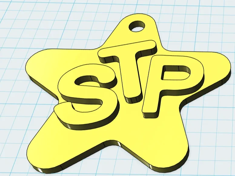 STP Five-Pointed Star Sign by 坚定自信 - MakerWorld