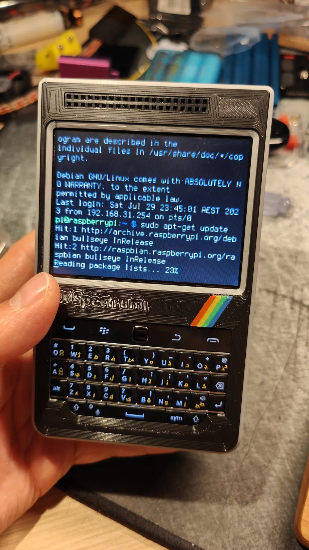 Blackberry Pi handheld cyberdeck by IMBalENce - MakerWorld