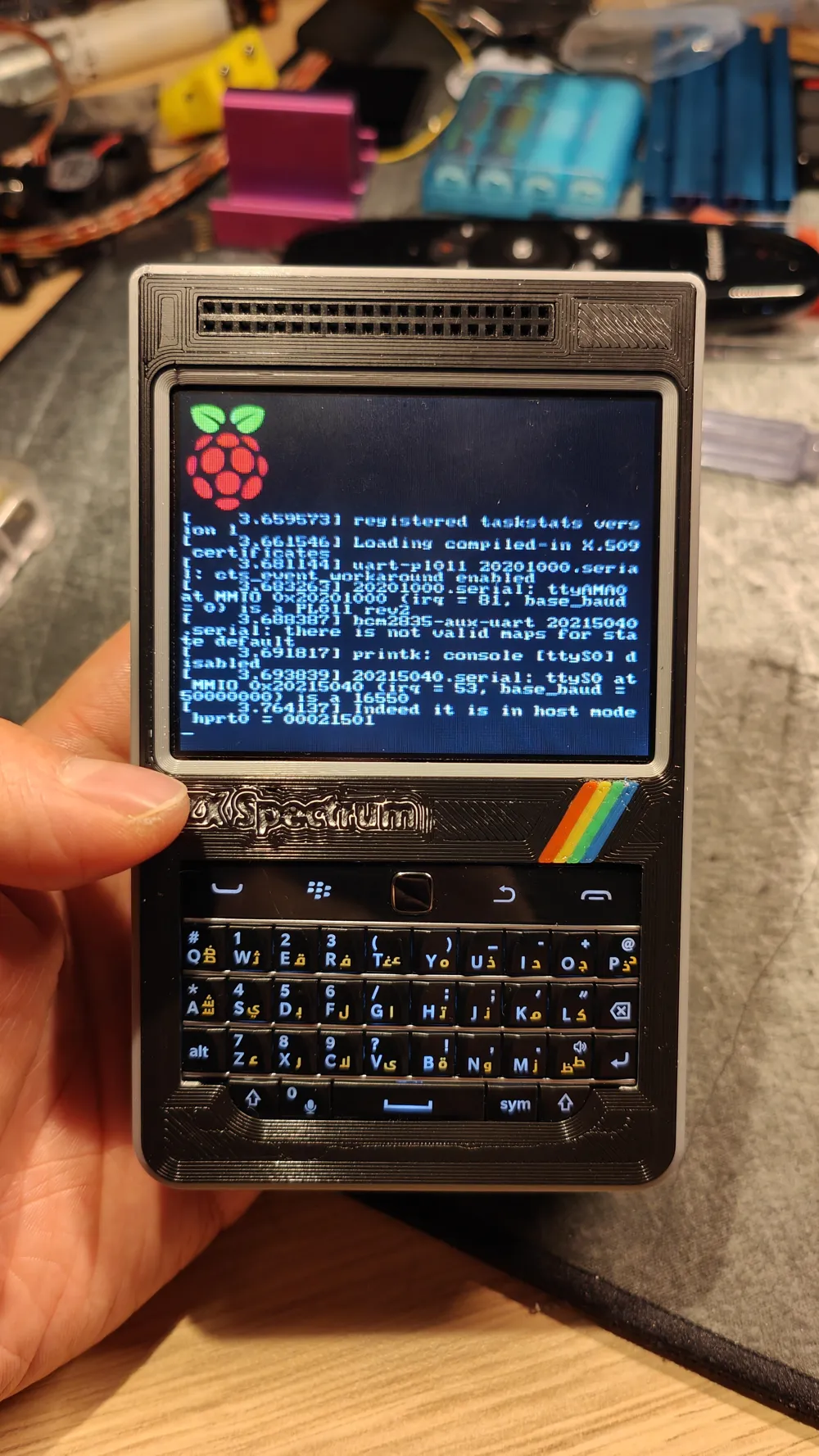 Blackberry Pi handheld cyberdeck by IMBalENce - MakerWorld