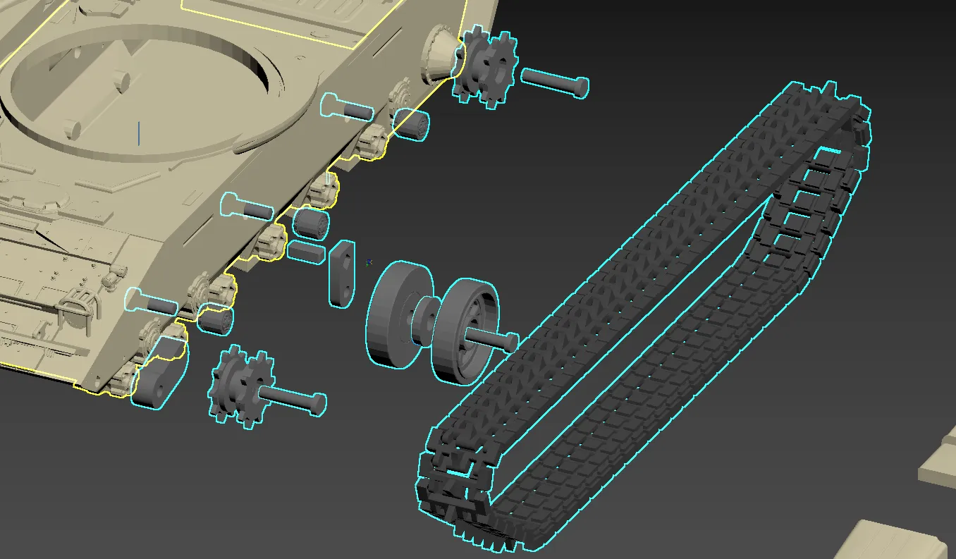 T90 tank - Free 3D Print Model - MakerWorld