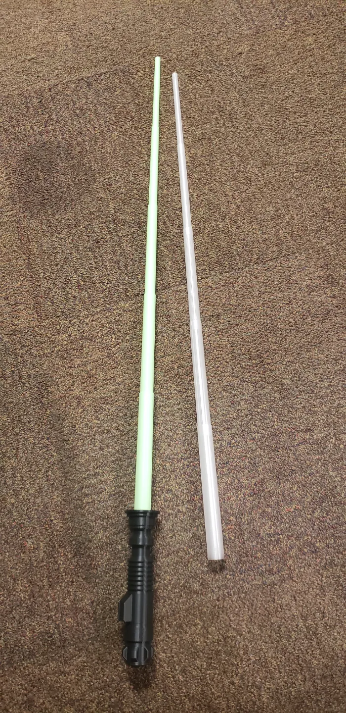 Retractable Lightsaber Blade (works!) Remixed by hiline.x7.me - MakerWorld