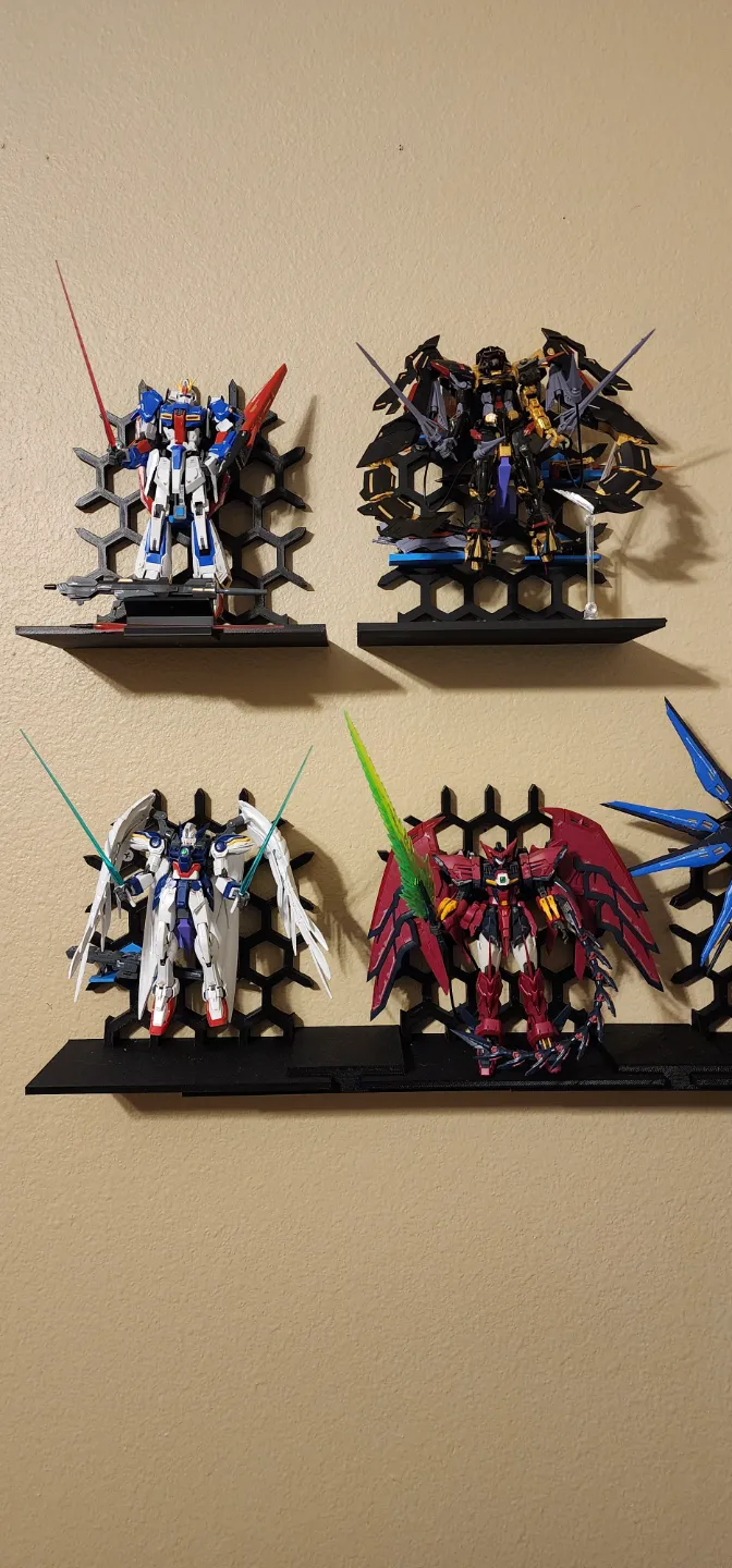 Gundam Display Set - HG and RG Gunpla Models by digitallyforgeddesigns ...