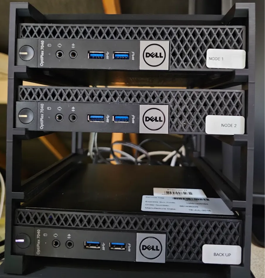 Dell Optiplex Micro Storage Rack (4 Unit) Remixed by Medved_77 - MakerWorld
