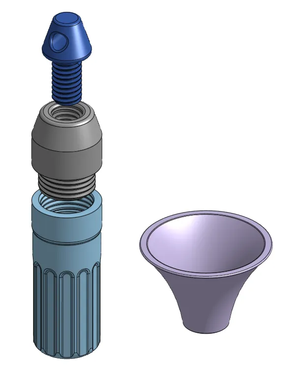Nasal Snuff Sniffing Bullet (Dry Snuff Tobacco) - Free 3D Print Model ...
