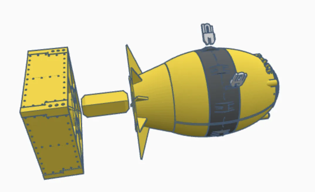 Fat Man WWII | World's Second Use of Atomic Bomb - Free 3D Print Model ...