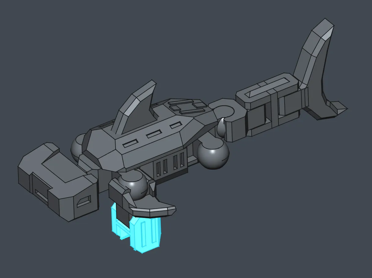 Hammerhead Melee Mecha - Model Kit - Free 3D Print Model - MakerWorld