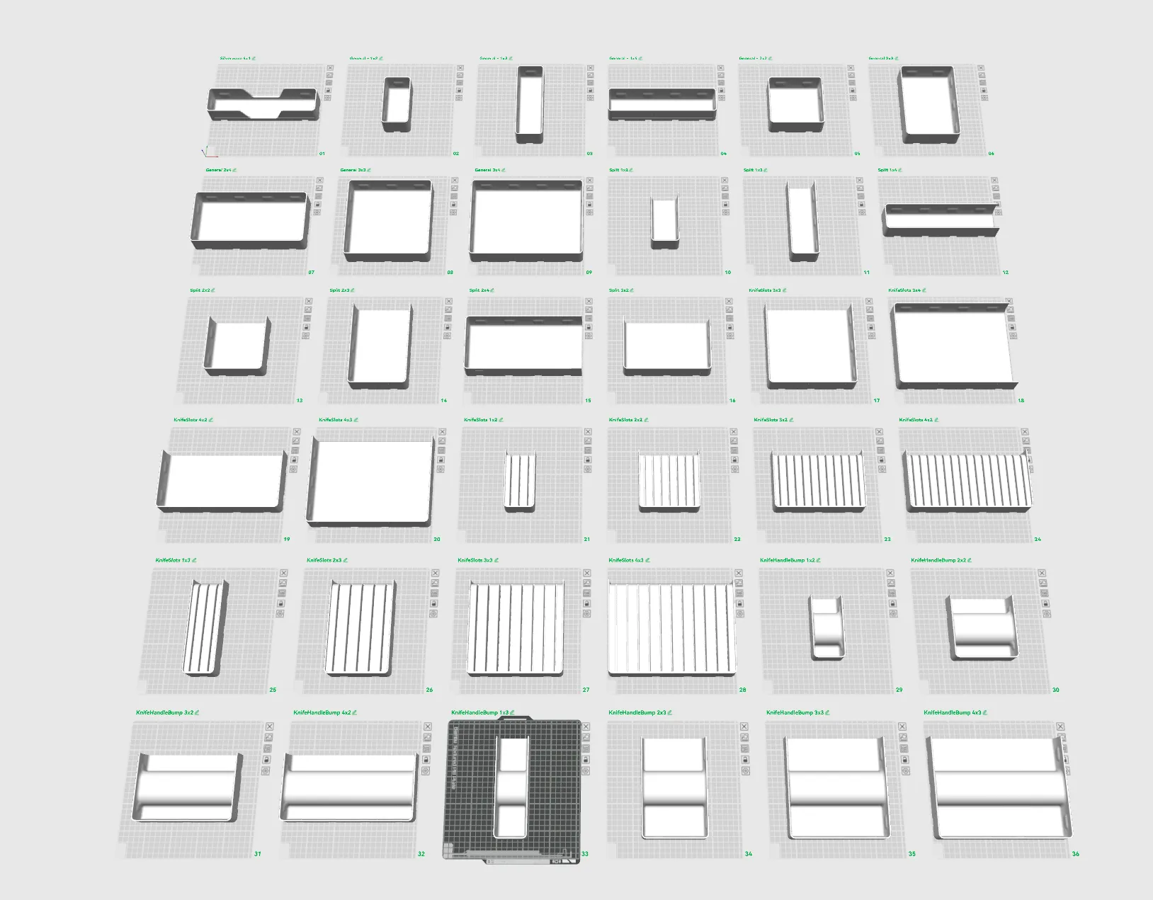 Modular Kitchen Draw Organizer - Free 3D Print Model - MakerWorld