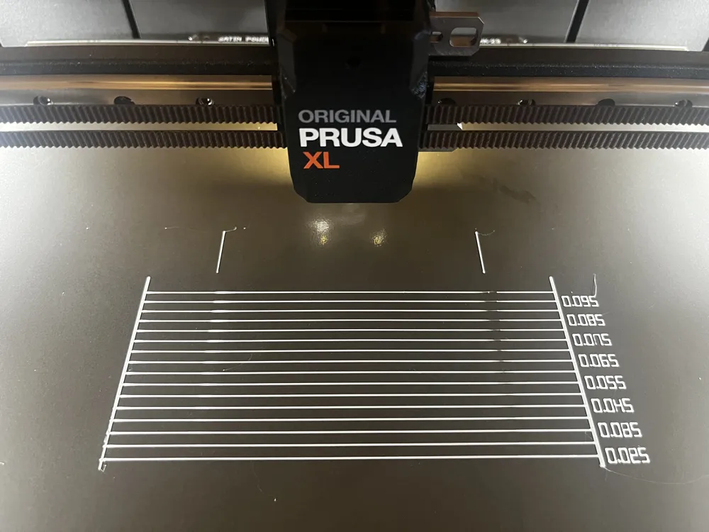 Prusa XL Pressure Advance Linear Calibration Test Remixed by ...