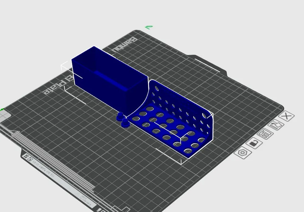 Multiboard Holder with Container by GuenniT - MakerWorld