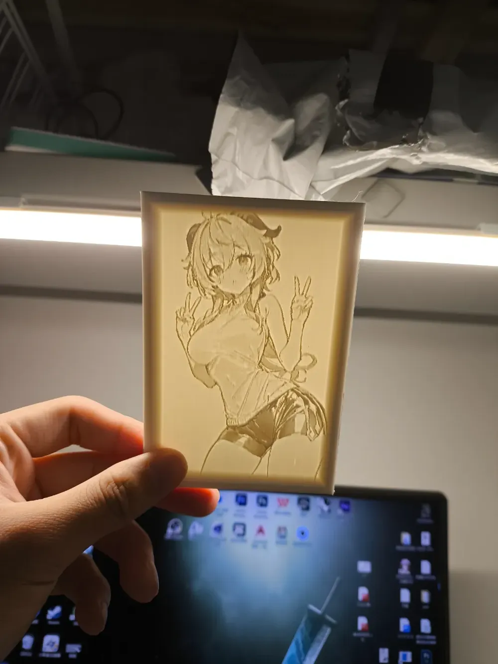 Genshin Impact Ganyu Lithophane by Minga - MakerWorld