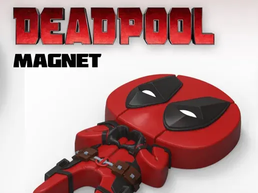 Deadpool Magnet by kevinmelina88 - MakerWorld